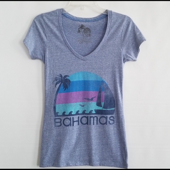 Fifth Sun | Tops | 35 Fifth Sun Bahamas Graphic Tee | Poshmark